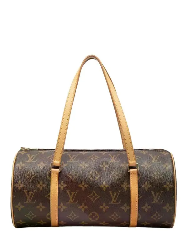 LOUIS VUITTON 2004 Monogram Papillon 30 Handbag - Brown
