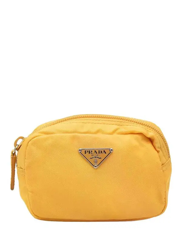 Prada 2000-2013 Tessuto Pouch - Yellow