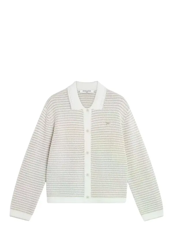 Maison Kitsuné Button Cardigan - White