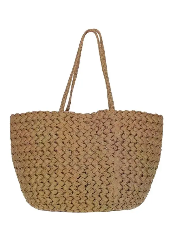 THE ROW Large Estelle Two Woven Tote Bag - Neutrals