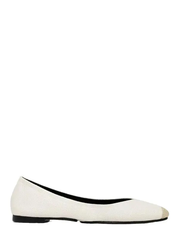 Jacquemus Toe-detail Ballet Flats - Neutrals