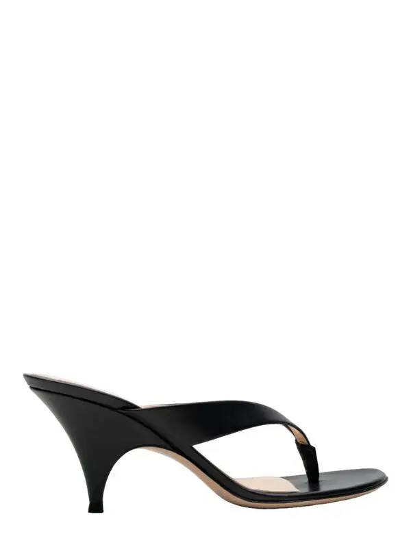 GIANVITO ROSSI Sofia Thong Sandals - Black