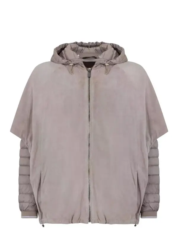MOORER Hooded Jacket - Neutrals