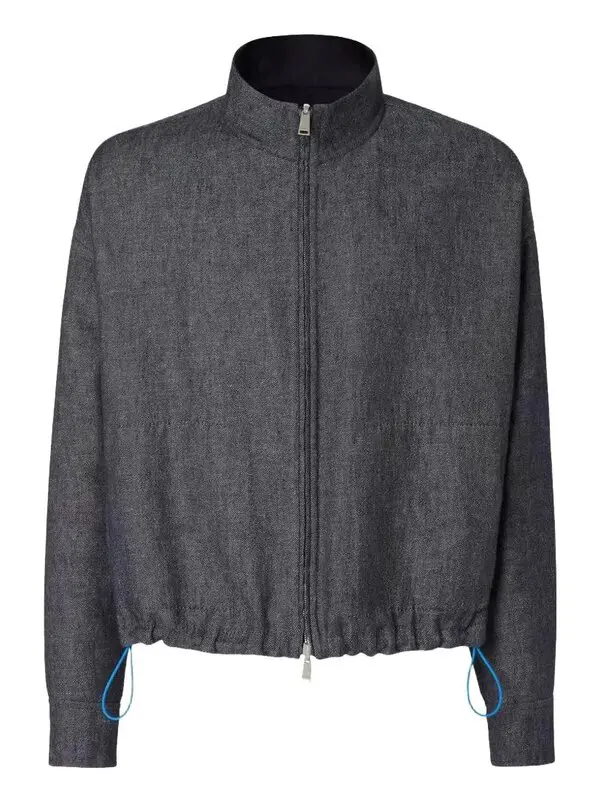 Fendi Denim Reversible Jacket - Blue