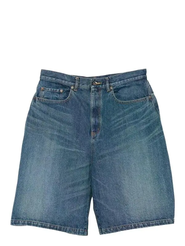 KHOKI Pocket Denim Shorts - Blue
