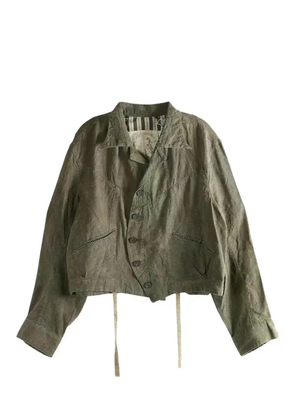 ZIGGY CHEN Seam-embellished Jacket - Green