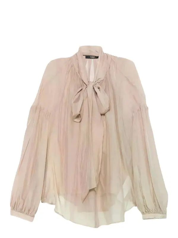 Seventy Tie-neck Blouse - Neutrals