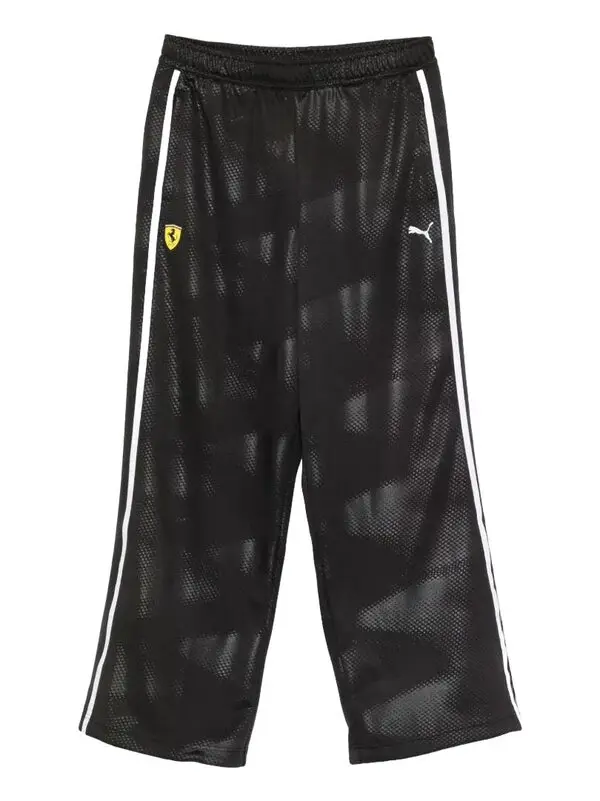 PUMA X Scuderia Ferrari T7 Logo Detail Track Pants - Black