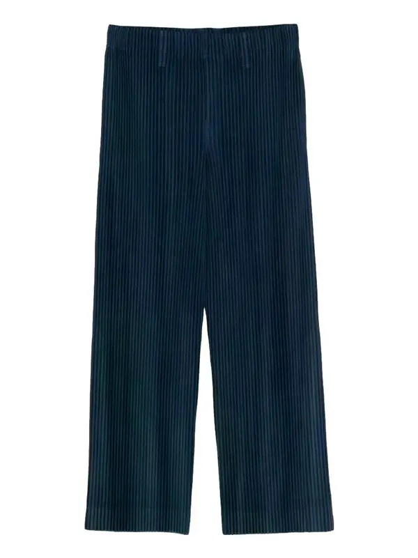 Issey Miyake Pleated Trousers - Blue
