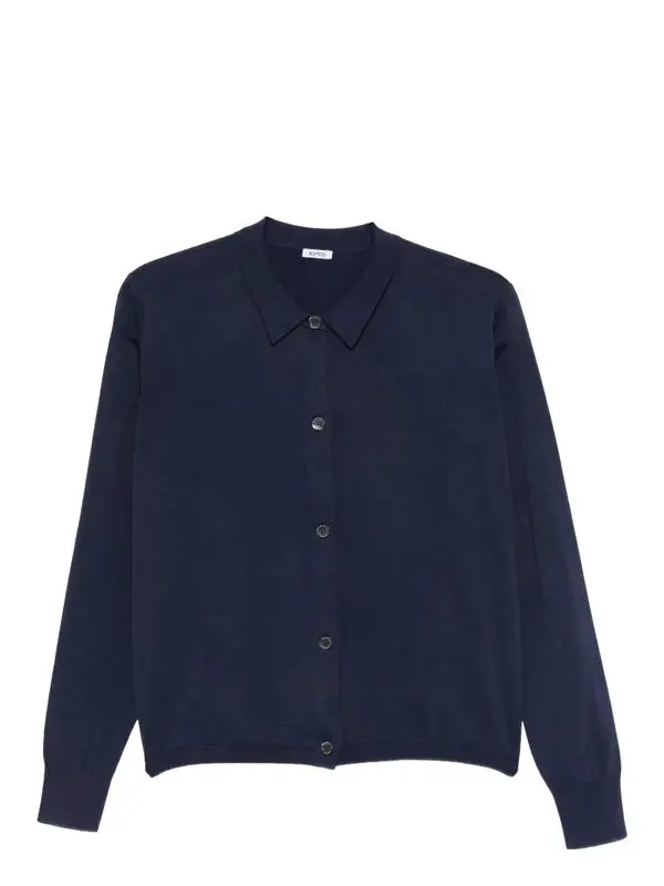 Aspesi Buttoned Cardigan - Blue