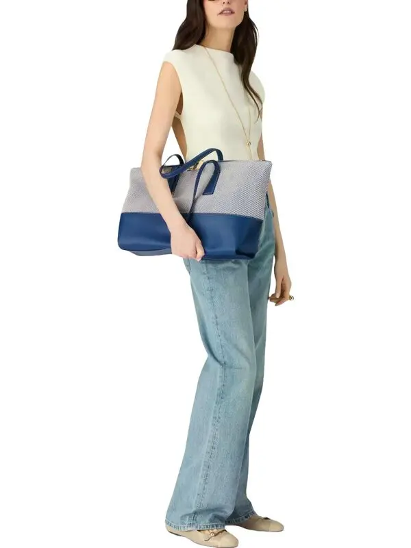 Furla Olivia Large Tote Bag - Blue