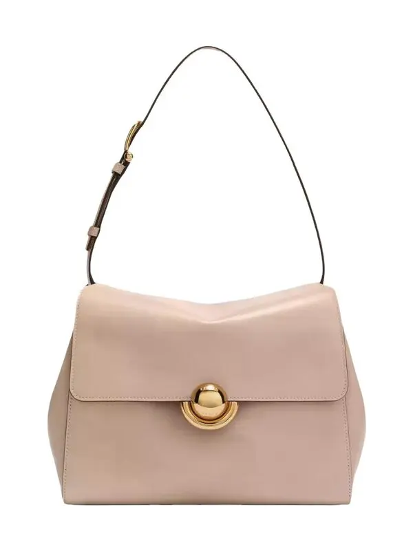 Furla Domus S Leather Shoulder Bag - Neutrals