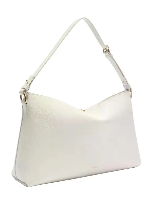 Furla Debby Large Shoulder Bag - White