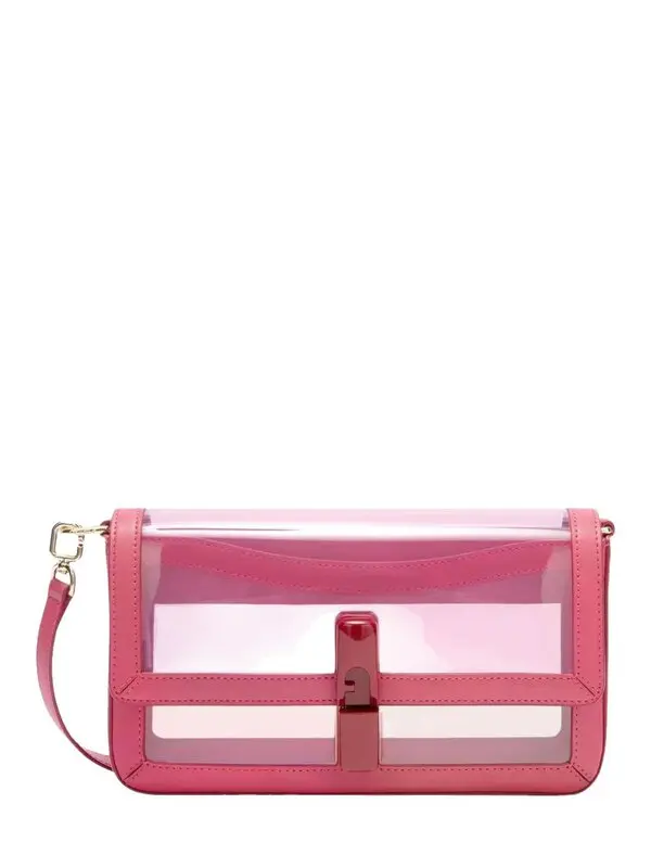 Furla Iride Transparent Crossbody Bag - Pink