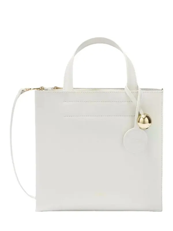 Furla Divide Charm Tote - White