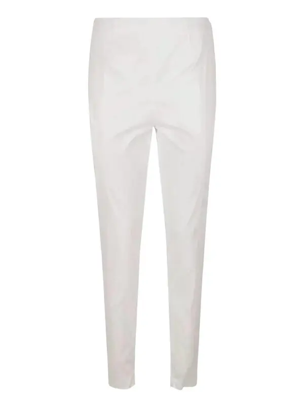 Prada High-waisted Tapered Trousers - White
