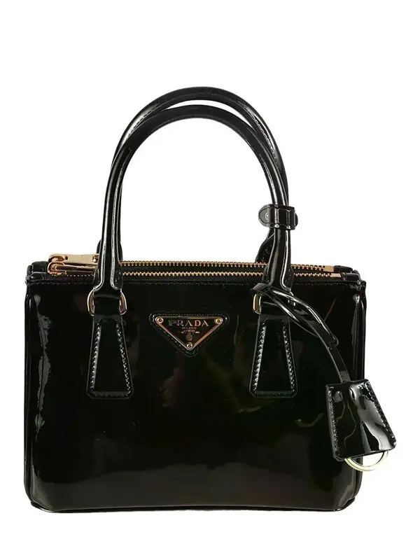 Prada Galleria Mini Top Handle Bag - Black
