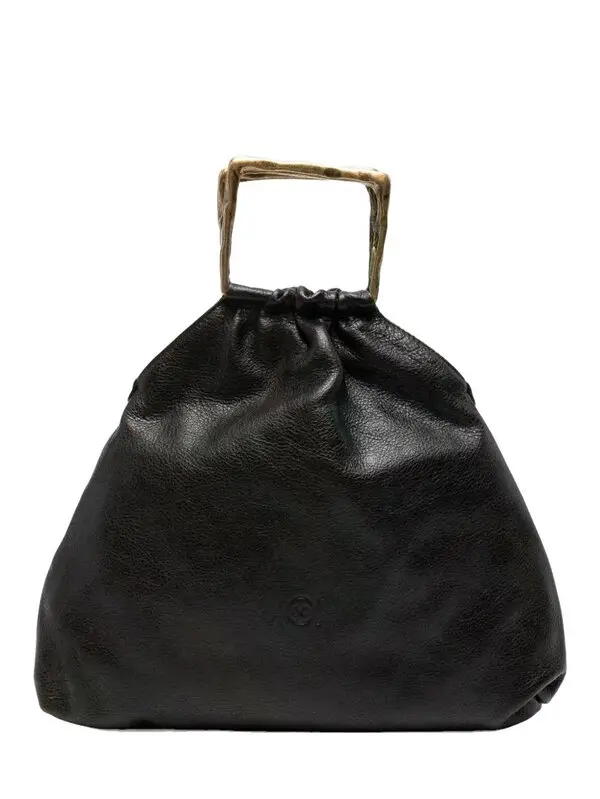 AUTENTICA 504 Medium Delia Square-handle Tote Bag - Brown