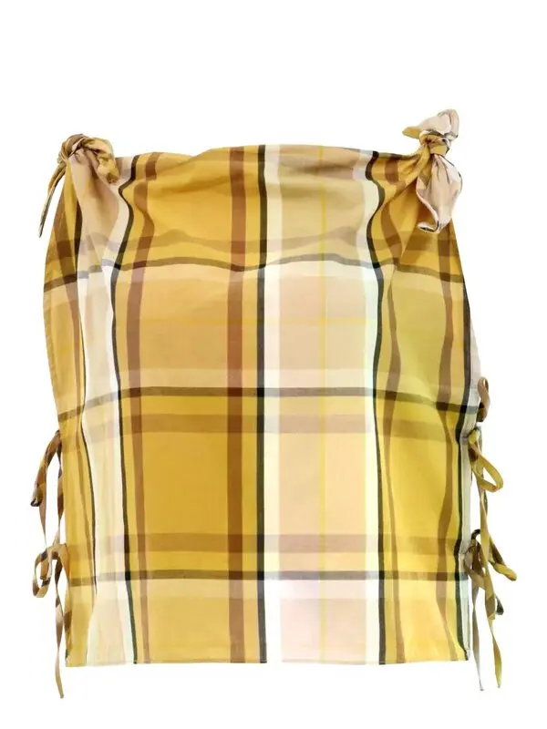 Sea Copeland Plaid Top - Yellow