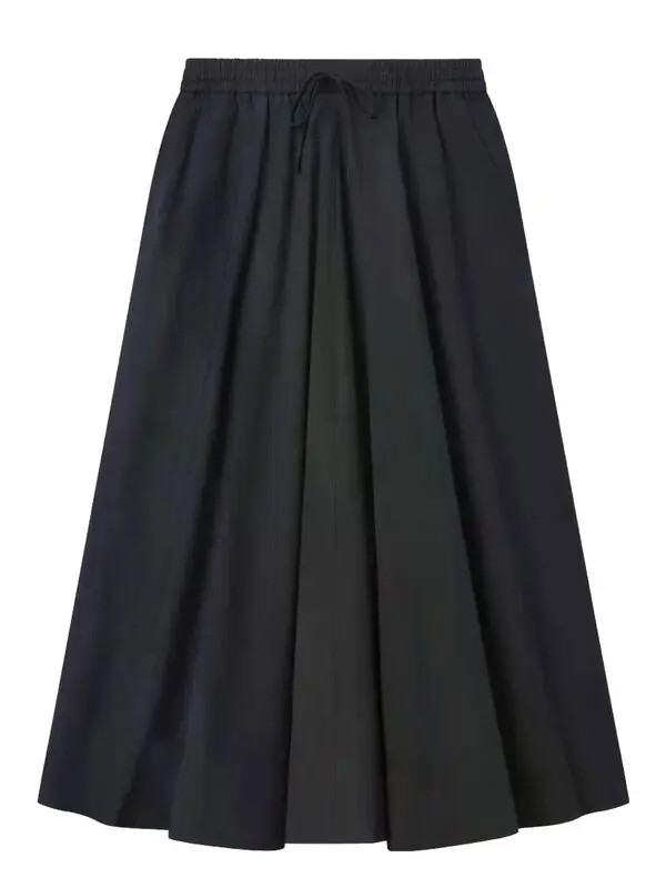A.L.C. Remy Elasticated-waist Midi Skirt - Blue