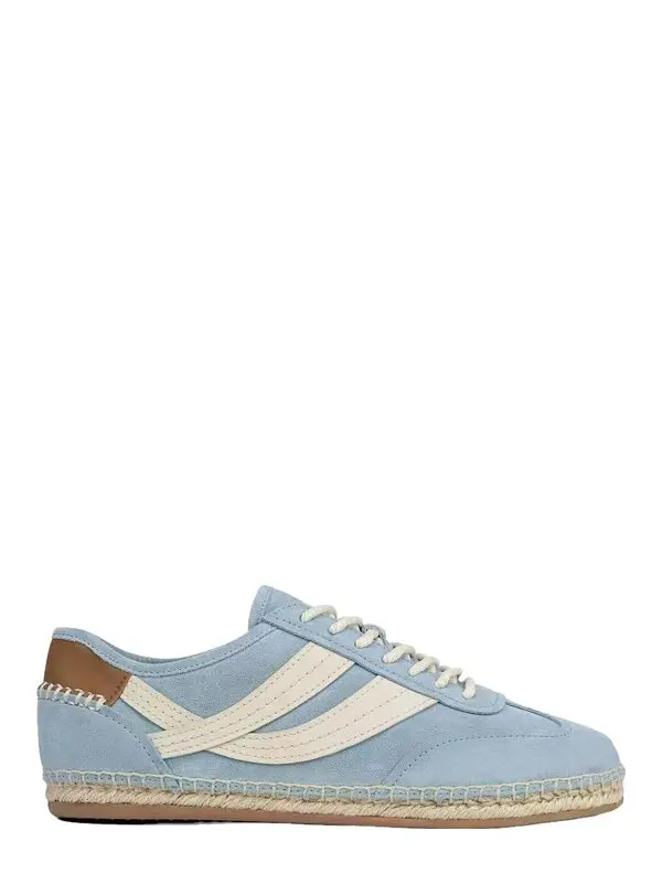 Vince Lace-up Espadrille Sneakers - Blue