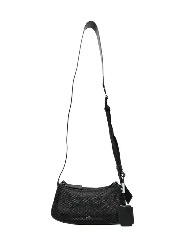 Max Mara Perforated Shoulder Bag - Black