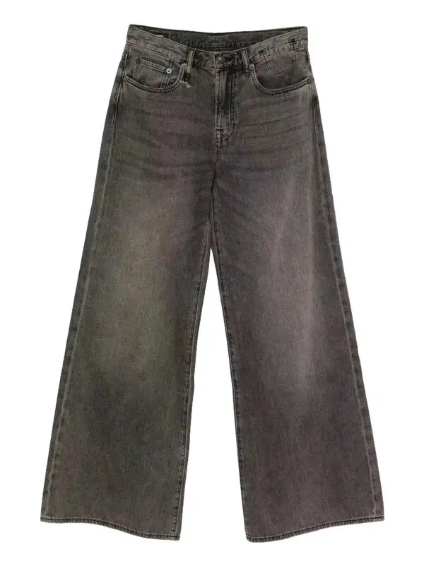 R13 Wide-leg Jeans - Grey