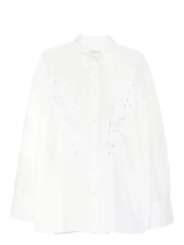 LOIS Blake Appliqué Shirt - White