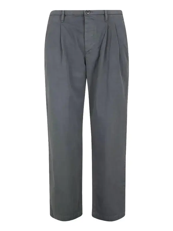 C.P. COMPANY Pleated Loose Trousers - Grey
