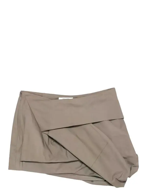 ENTIRE STUDIOS Structured Mini Skirt - Neutrals