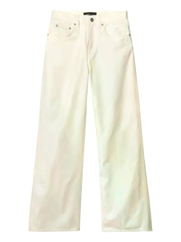 PURPLE BRAND Wide Leg Jeans - White