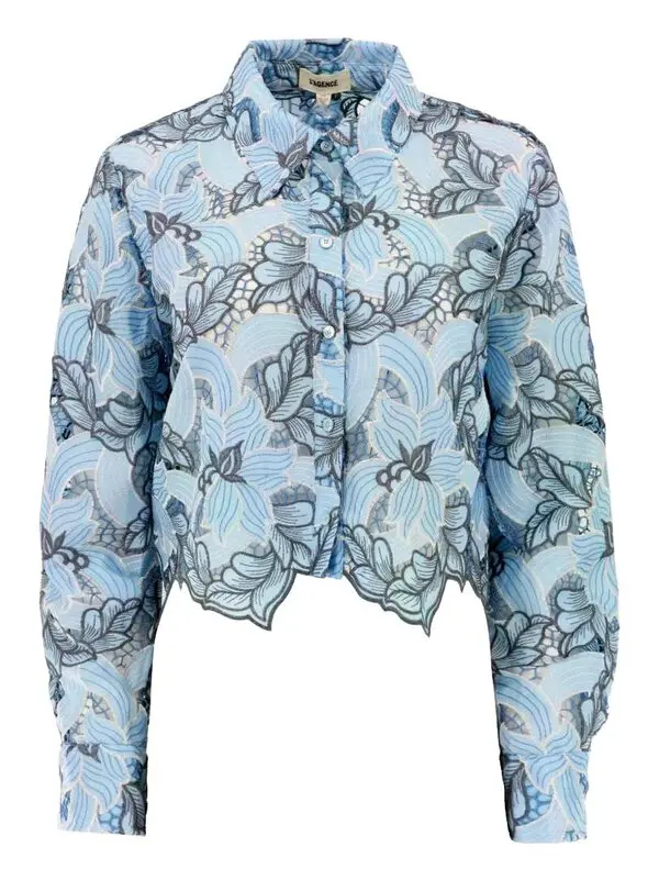 L'Agence Akemi Floral Blouse - Blue
