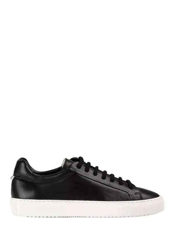 DOUCAL'S Leather Sneakers - Black