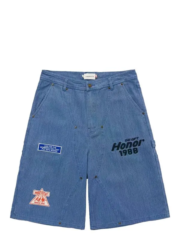 HONOR THE GIFT Twill Carpenter Shorts - Blue