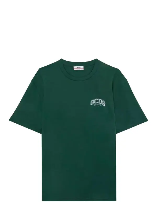 Gcds Logo-detail T-shirt - Green