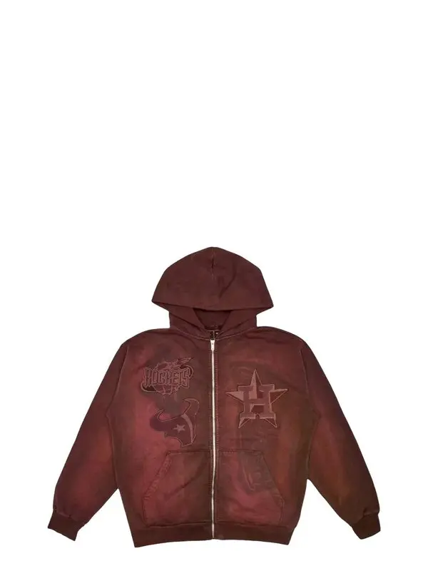 TRAVIS SCOTT Cactus Jack Fanatics 2025 'rep Your City' Houston Hoodie - Brown