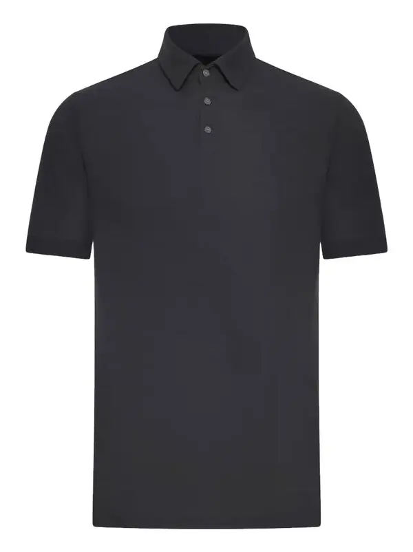 ZANONE Slim-fit Polo Shirt - Grey