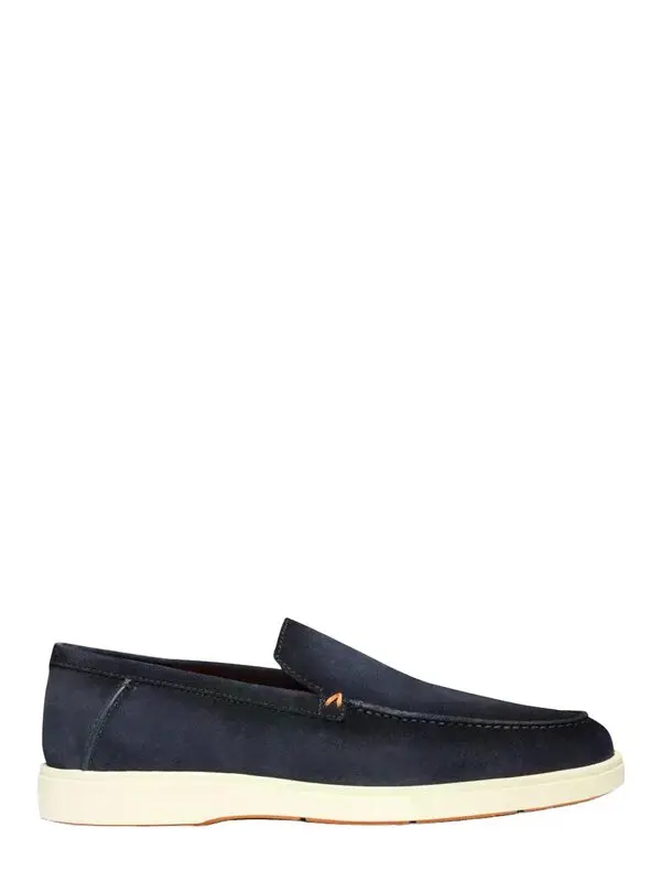 Santoni Detroit Suede Loafers - Blue