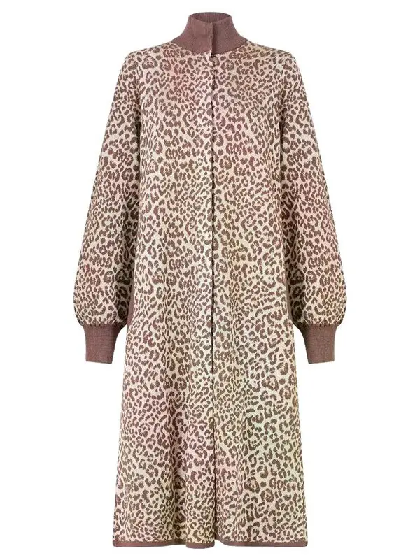 Camilla Animalia A-line Knit Dress - Neutrals