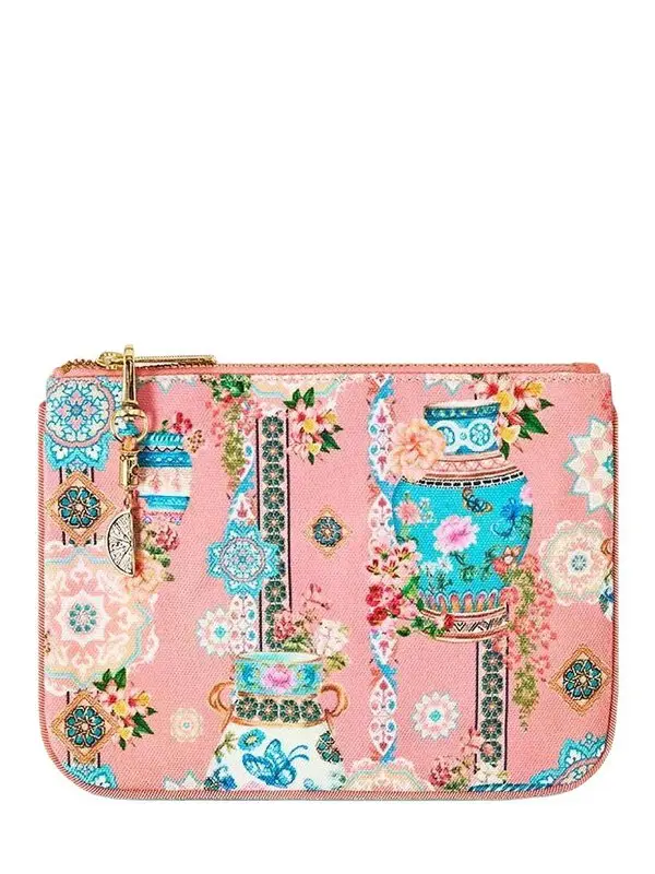 Camilla Printed Coin Purse - Pink