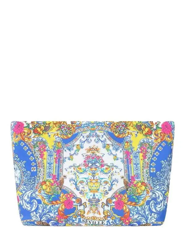 Camilla España Nirvana Print Clutch - Blue