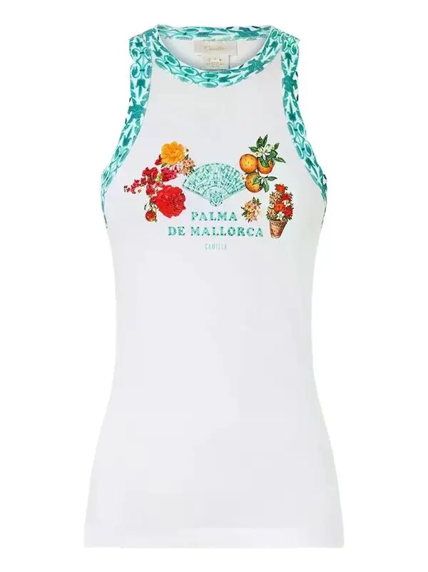 Camilla Balearic Bebé Tank Top - White