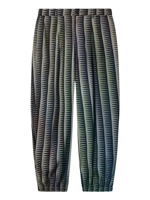 Emporio Armani Patterned Trousers - Neutrals