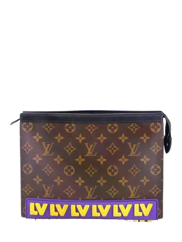 LOUIS VUITTON Pochette Voyage Limited Edition Mm Clutch Bag - Brown