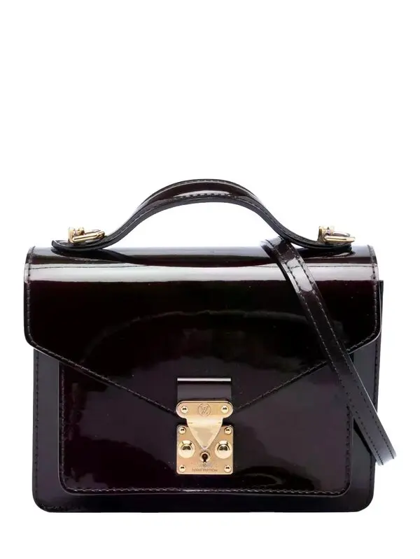 LOUIS VUITTON 2013 Vernis Monceau Bb Satchel - Purple