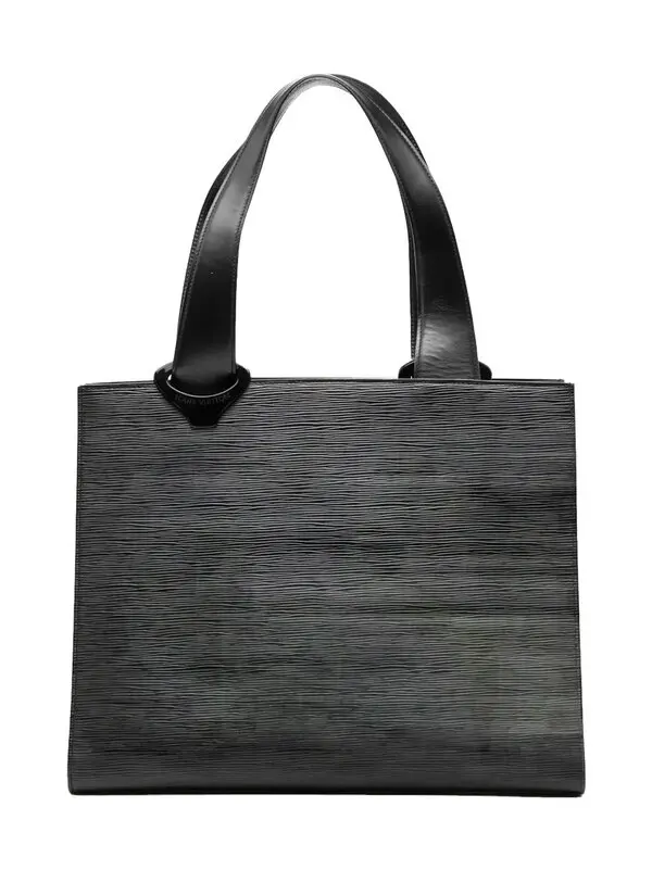 LOUIS VUITTON 2001 Epi Gemeaux Tote Bag - Black