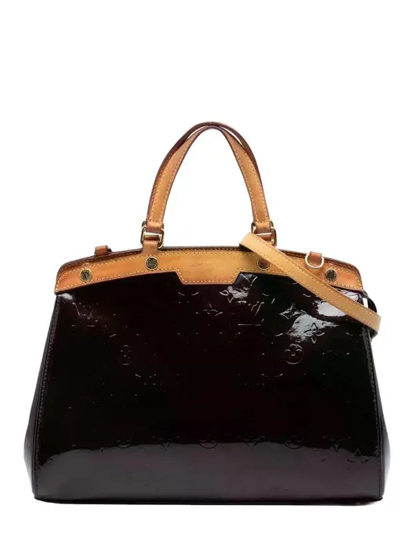 LOUIS VUITTON Monogram Vernis Brea Mm Satchel - Purple