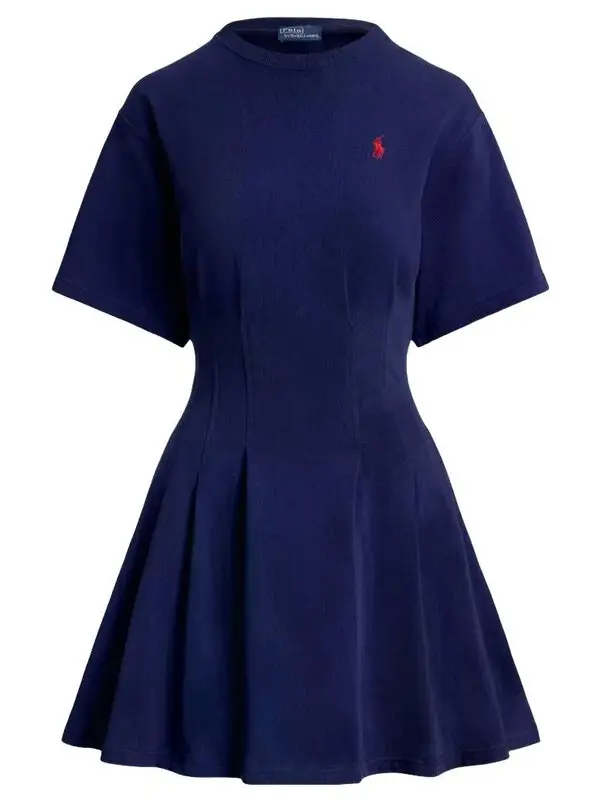 Polo Ralph Lauren Shaped Cotton Dress - Blue