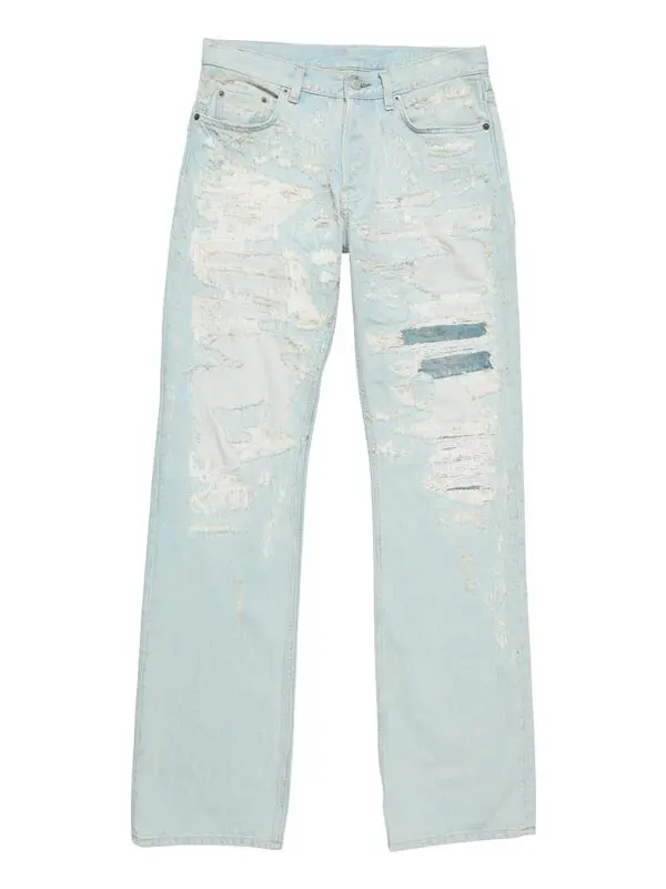 Acne Studios Mended Denim Jeans - Blue