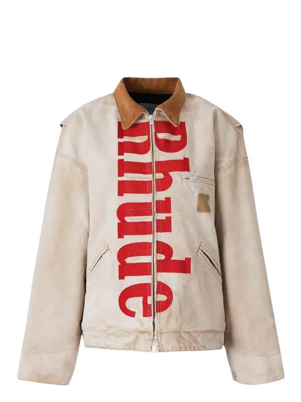 Rhude Logo Jacket - Gray